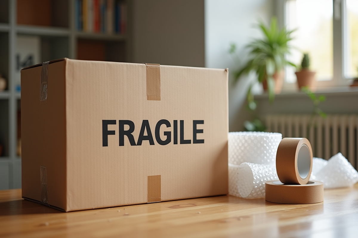 Marquer une boîte comme fragile : astuces et bonnes pratiques - Habitat ...